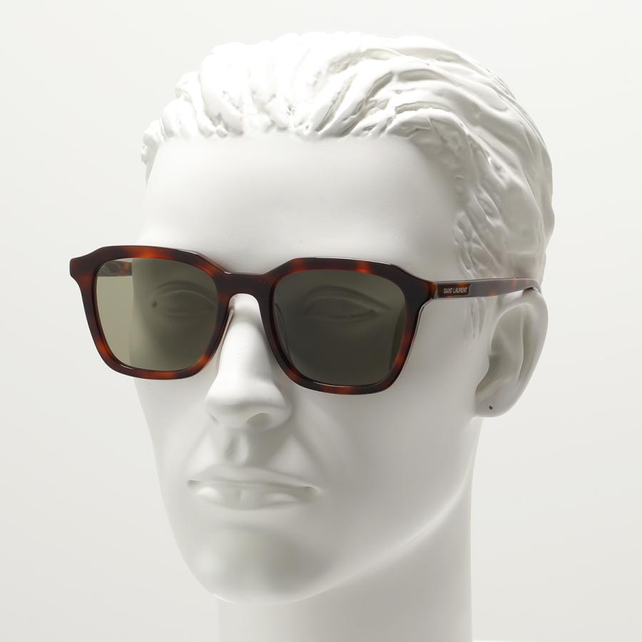 SAINT LAURENT サンローラン サングラス SL 457 メンズ スクエア型 メガネ グラサン 黒縁 セルフレーム アイウェア 眼鏡 ...