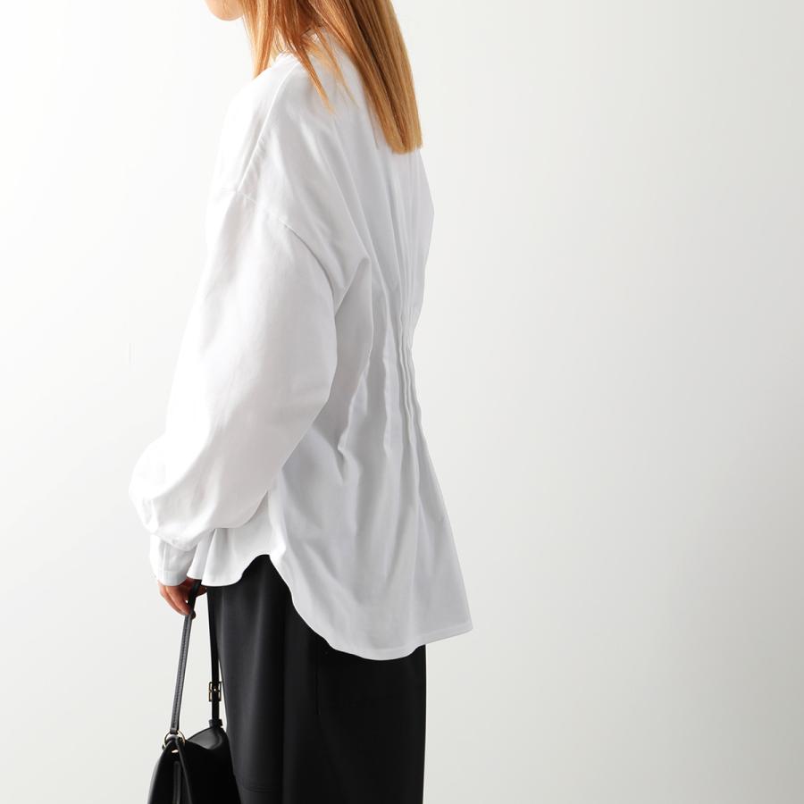 IHATOV イーハトーブ 長袖 カットソー IH07-23AW-98215 レディース コットン Tシャツ ロンT タック ギャザー 変形 クルーネック カラー2色 : インポートセレクト ...