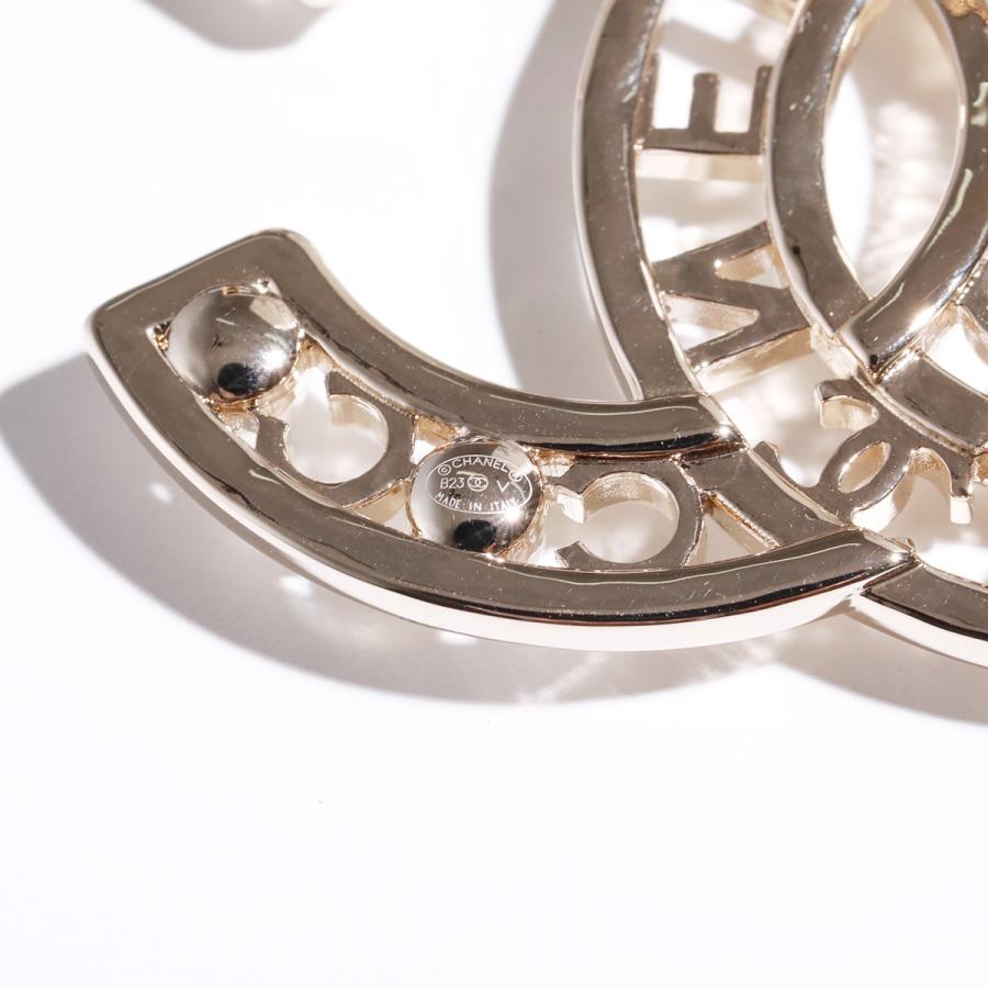 CHANEL シャネル ブローチ AB4879 B04130 レディース ココマーク CCマーク ピンバッチ パール メタル ラインストーン ...