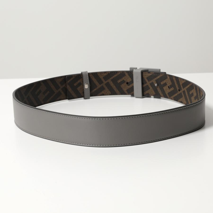 FENDI フェンディ ベルト 7C0503 APH9 メンズ リバーシブル FF柄 ズッカ柄 ロゴ メタルバックル レザー F1MMF ...