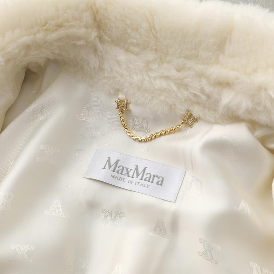 MAX MARA マックスマーラ ケープ TEBE TEBE1 TEBE4 レディース テディベアケープ コート ファー ボア ジャケット ...