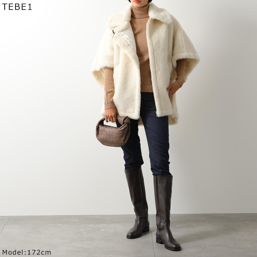 MAX MARA マックスマーラ ケープ TEBE TEBE1 TEBE4 レディース テディベアケープ コート ファー ボア ジャケット ...