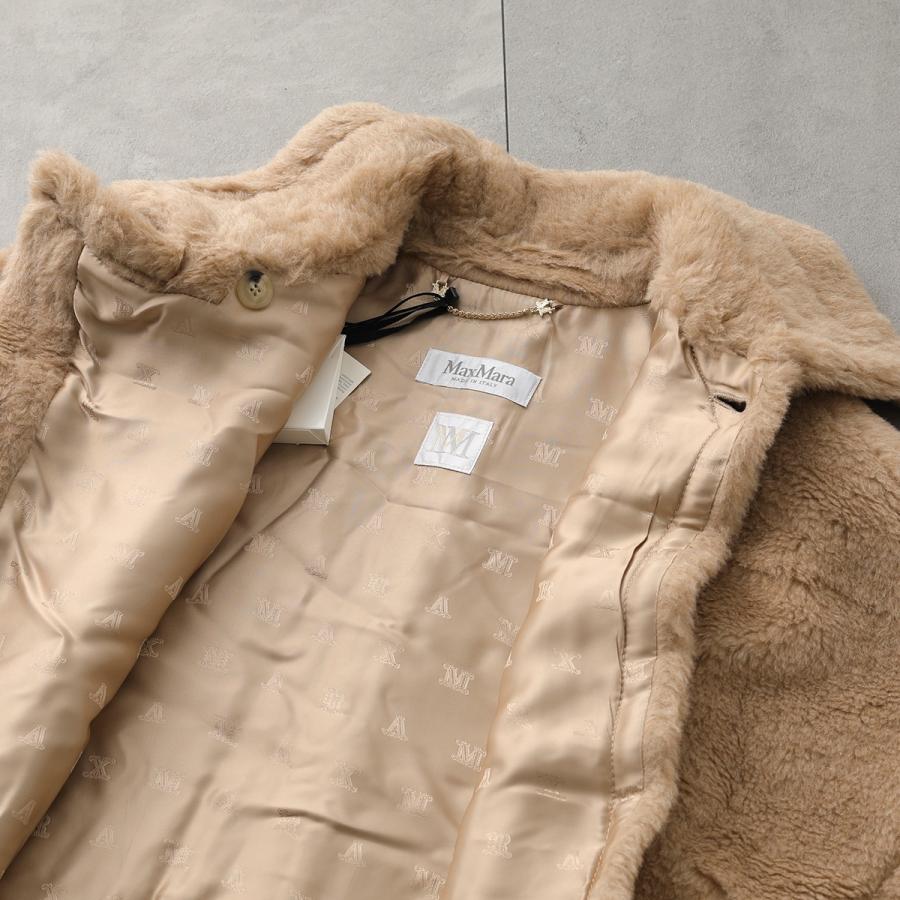 MAX MARA マックスマーラ ケープ TEBE TEBE1 TEBE4 レディース テディベアケープ コート ファー ボア ジャケット ...
