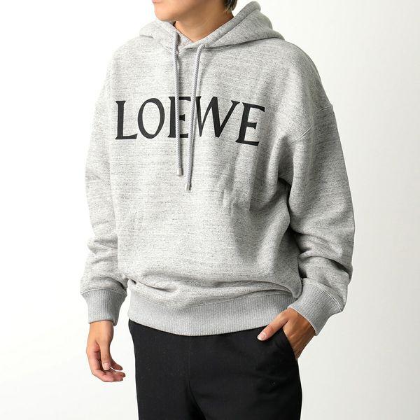LOEWE ロエベ パーカー OVERSIZ H526Y25X36 H526Y25X42 メンズ スウェット ロゴ プルオーバー 長袖 裏起毛 1440/GREY-MEL : インポート ...