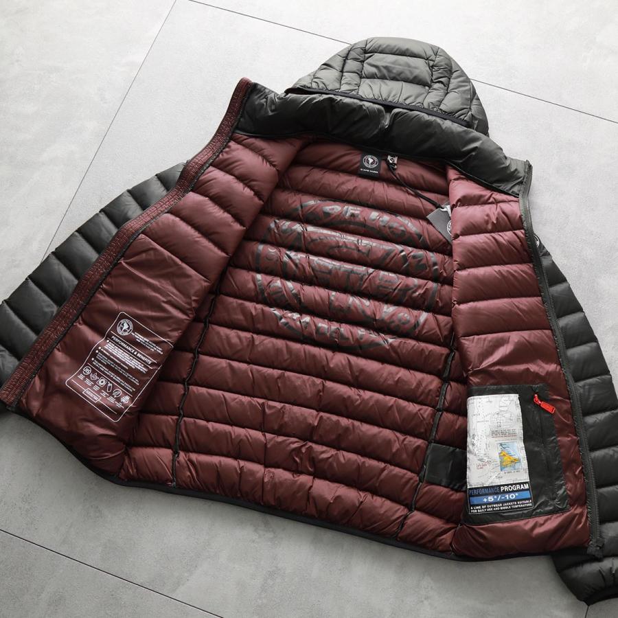 CAPE HORN ケープホーン ダウンジャケット SHINY CLIPPER シャイニー クリッパー 51550 メンズ フード付き ラバー ...