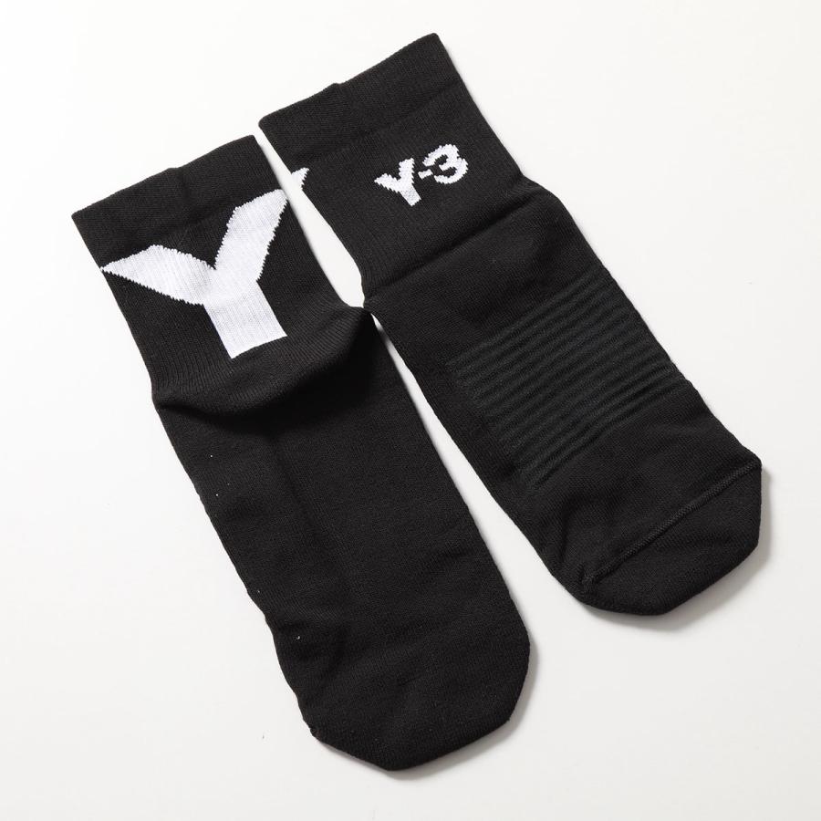 Y-3 ワイスリー ソックス HZ4266 HZ4267 メンズ ローソックス アンクル丈 ジャガード ロゴ リブ 靴下 カラー2色 ...