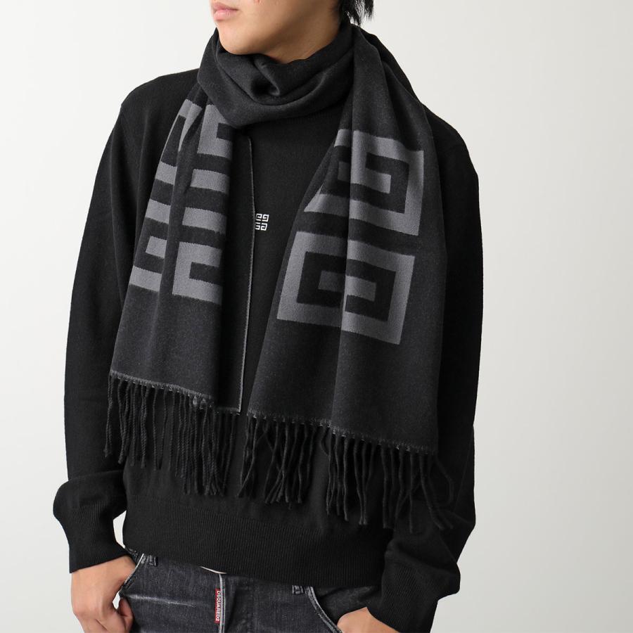 GIVENCHY ジバンシィ マフラー GV4518 J4795 レディース ショール フリンジ 4G ロゴ ウール カラー2色 ...
