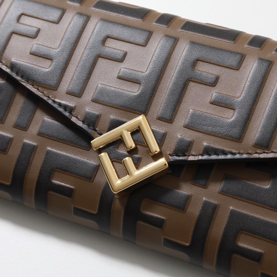 FENDI フェンディ チェーンウォレット CHAIN CONTINETAL チェーンコンチネンタル 8M0365 ADYM レディース 二つ ...