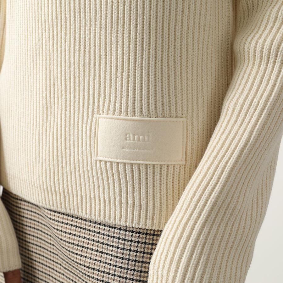 AMI Alexandre Mattiussi ami paris アミパリス ニット CREWNECK WITH LABEL HKS024 ...