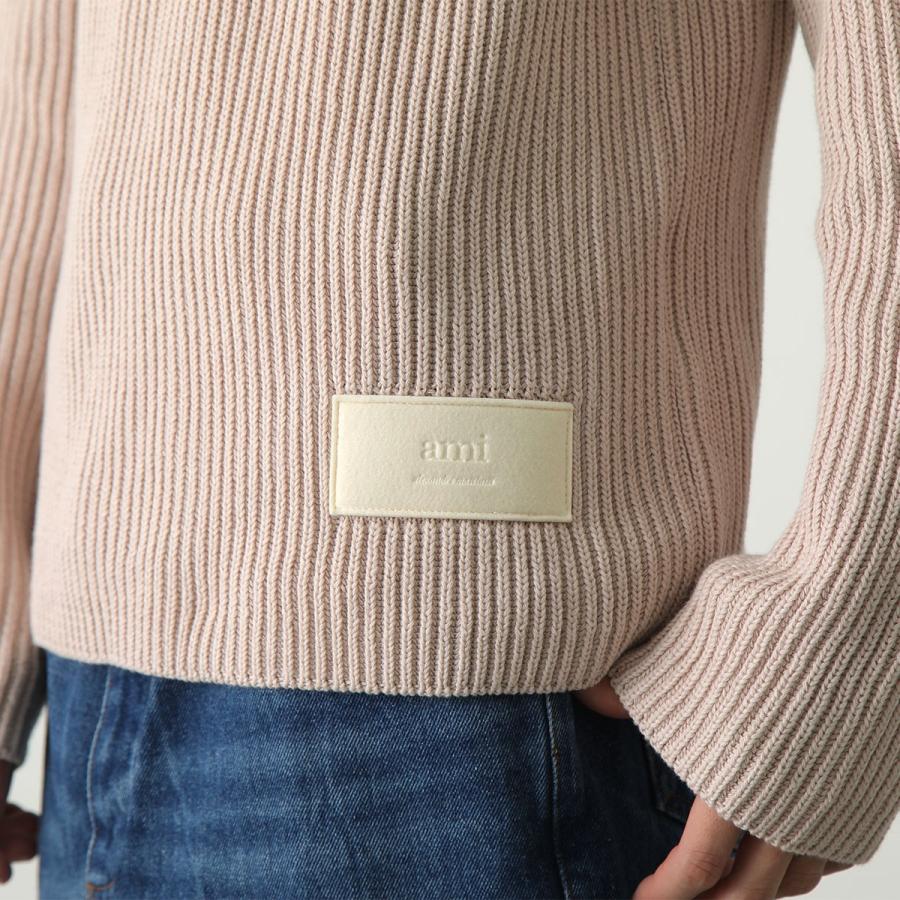 AMI Alexandre Mattiussi ami paris アミパリス ニット CREWNECK WITH LABEL HKS024 ...
