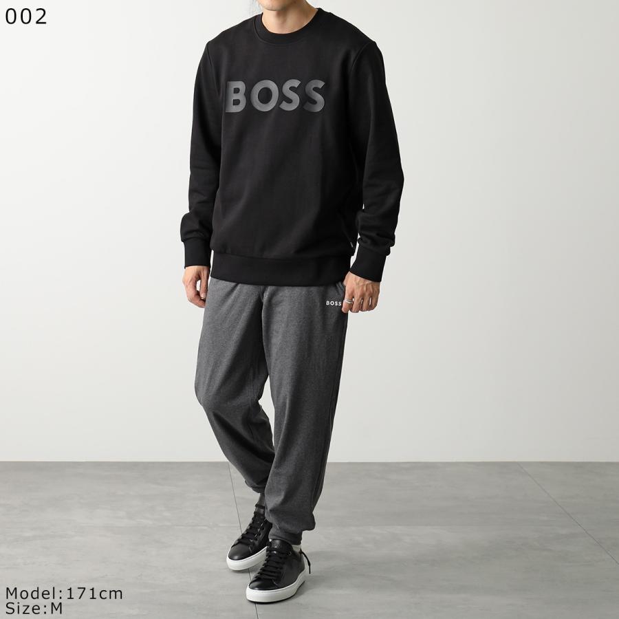 HUGO BOSS ヒューゴボス スウェットシャツ BLACK SOLERI 50496642 メンズ トレーナー ロゴ 長袖 コットン ...
