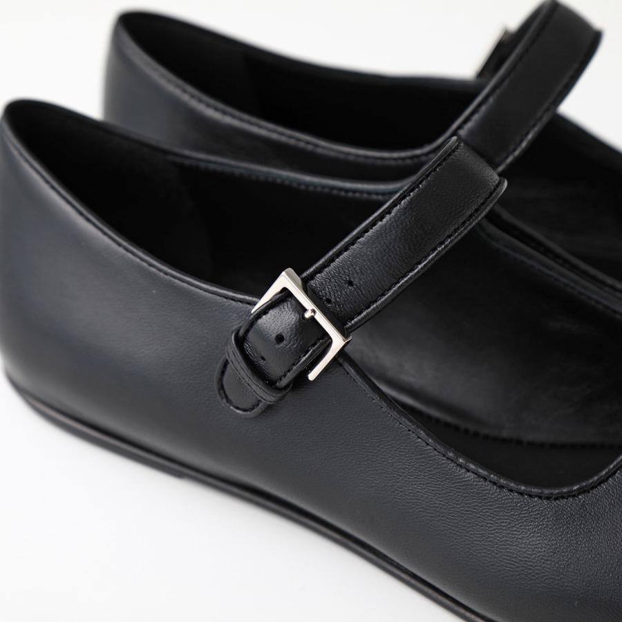 THE ROW ザ・ロウ フラットシューズ AVA F1003 N61 レディース レザー パンプス ストラップ シューズ 靴 BLACK ...