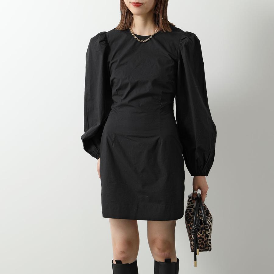 GANNI ガニー ワンピース Cotton Poplin Open Back Mini Dress GANNI ガニー ワンピース Cotton Poplin Open Back Mini Dress