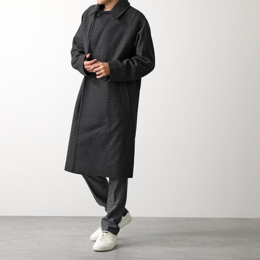 HEVO イーヴォ ベルテッドコート BRINDISI ブリンディジ E717 メンズ 千鳥格子柄 ウール ダブルブレスト チェスターコート ベルト付き 3292 :351110650 ...