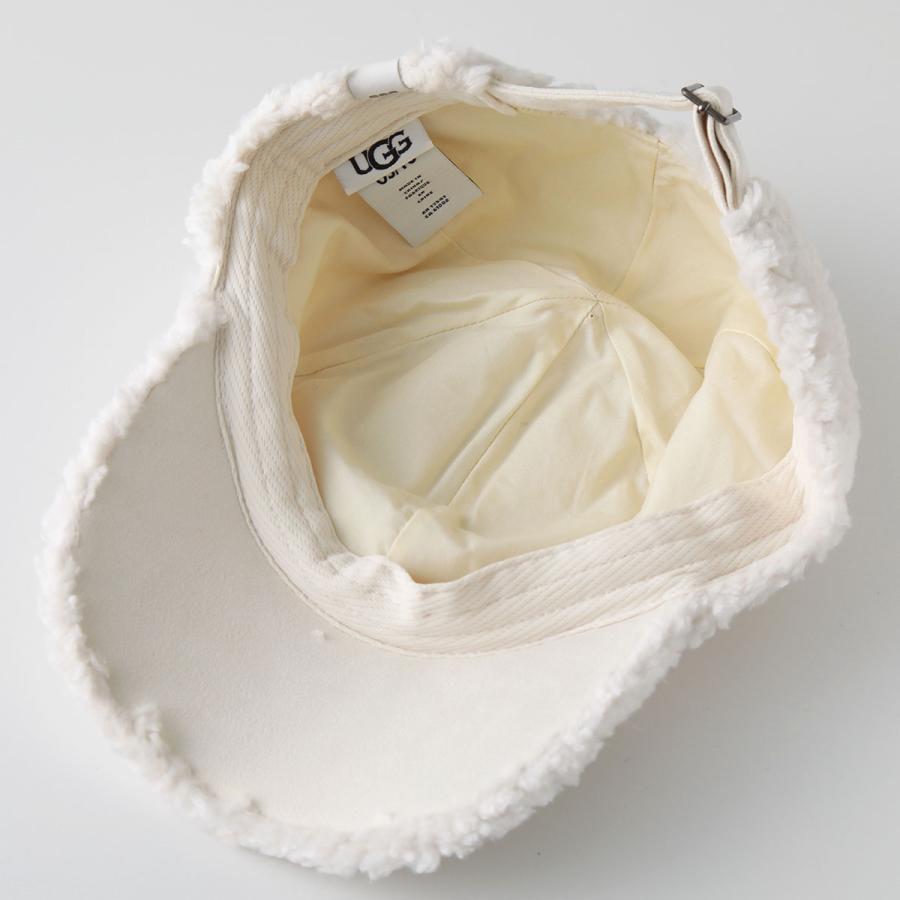 UGG アグ ベースボールキャップ W UGGfluff BASEBALL CAP フラッフ 22652 レディース ボア テディ ロゴタグ ...