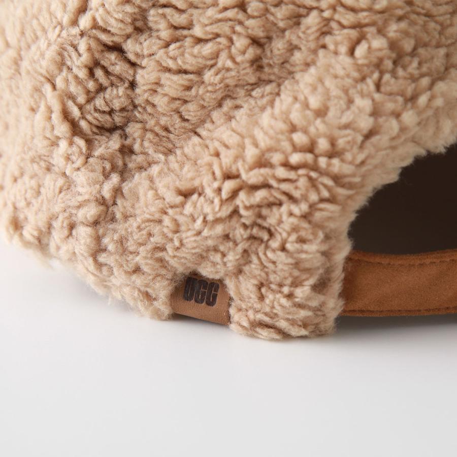 UGG アグ ベースボールキャップ W UGGfluff BASEBALL CAP フラッフ 22652 レディース ボア テディ ロゴタグ ...