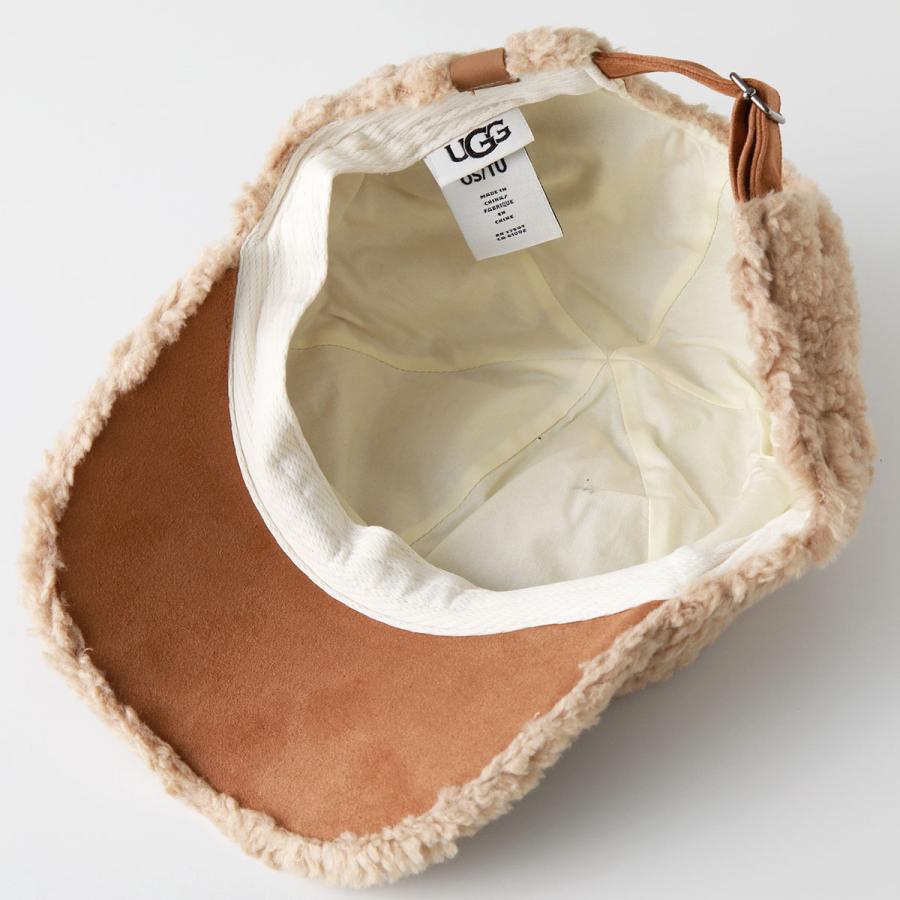UGG アグ ベースボールキャップ W UGGfluff BASEBALL CAP フラッフ 22652 レディース ボア テディ ロゴタグ ...