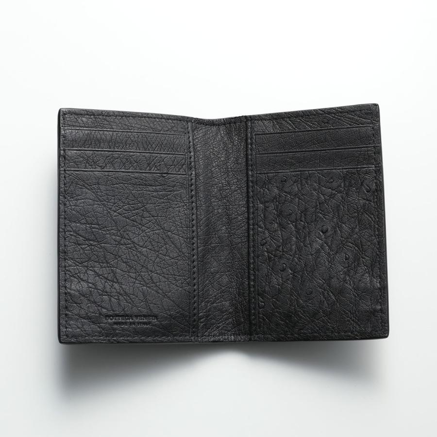 BOTTEGA VENETA ボッテガヴェネタ カードケース 464902 VQ951 メンズ イントレチャート オーストリッチ エキゾチック ...