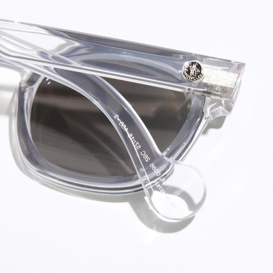 MONCLER モンクレール サングラス ML0086 メンズ ウェリントン型 メガネ めがね 眼鏡 ロゴ アイウェア 26C :360112262:インポートセレクト musee - 通販 ...