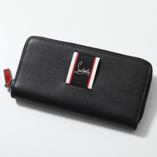 Christian Louboutin クリスチャンルブタン ラウンドファスナー長財布 FAV 1245154 メンズ レザー 小銭入れあり ロゴ M039/BLACK/MULTI ...