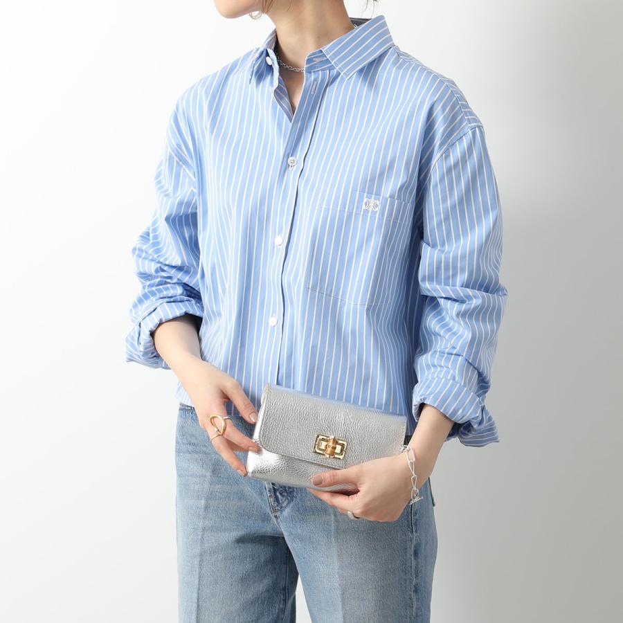 AULENTTI オウレンティ ショルダーバッグ LB 85793 DO レディース ハンドバッグ クラッチバッグ レザー チェーン ミニバッグ 鞄 DL1/SILVER : インポート ...