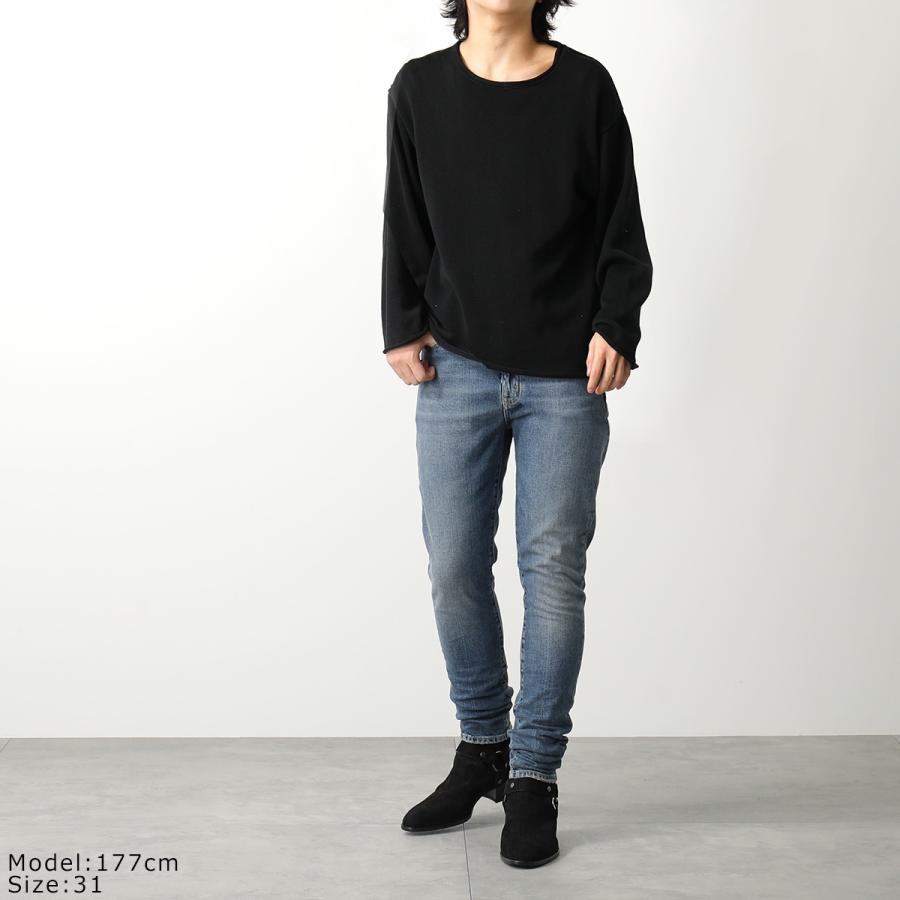 SAINT LAURENT サンローラン ジーンズ 614478 YZ477 レディース デニムパンツ ジーパン スキニー スリム ウォッシュ加工 4085 : インポートセレクトmusee ...