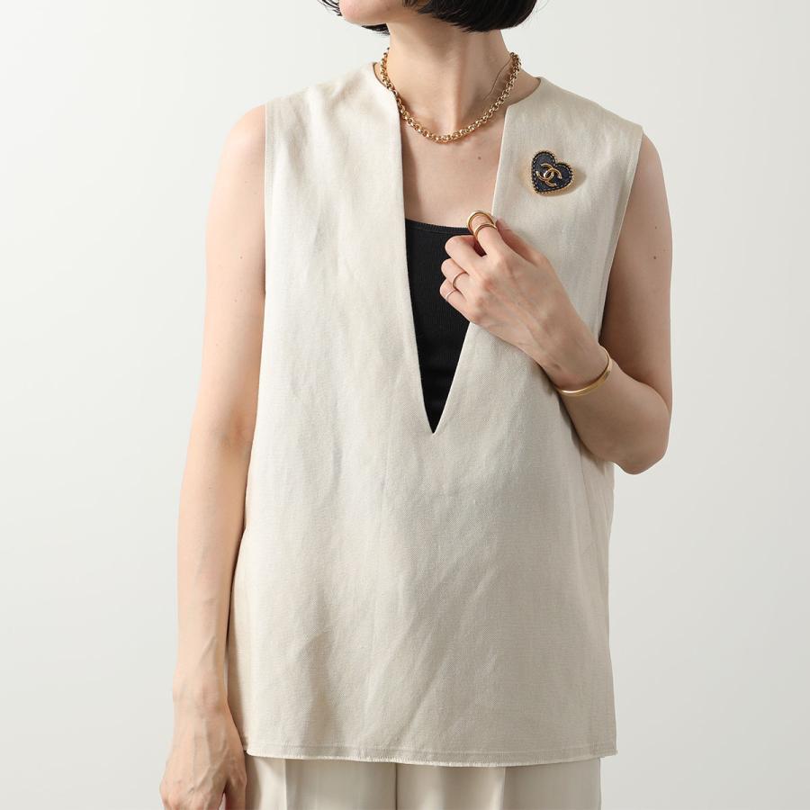 CHANEL（シャネル） ブローチ ABC728 B15375 レディース ハート ココマーク CCマーク デニム メタル NU456 ...