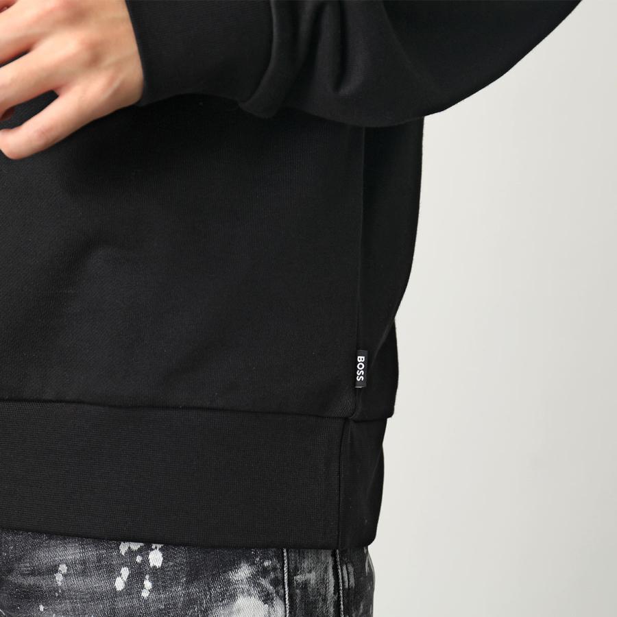 HUGO BOSS ヒューゴボス スウェットシャツ 50507939 10242373 メンズ トレーナー コットン ロゴ プリント クルー ...