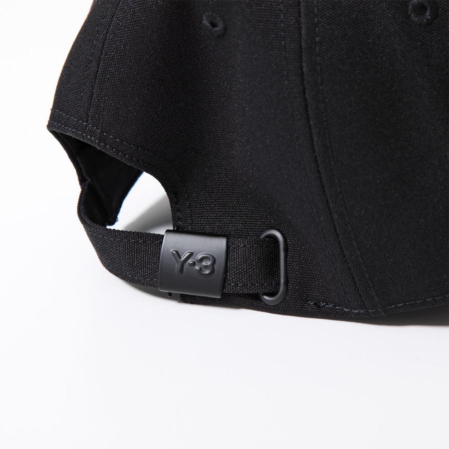Y-3 ワイスリー ベースボールキャップ LOGO CAP IY0104 メンズ ロゴ刺繍 ポリエステル 帽子 BLACK/BLACK ...