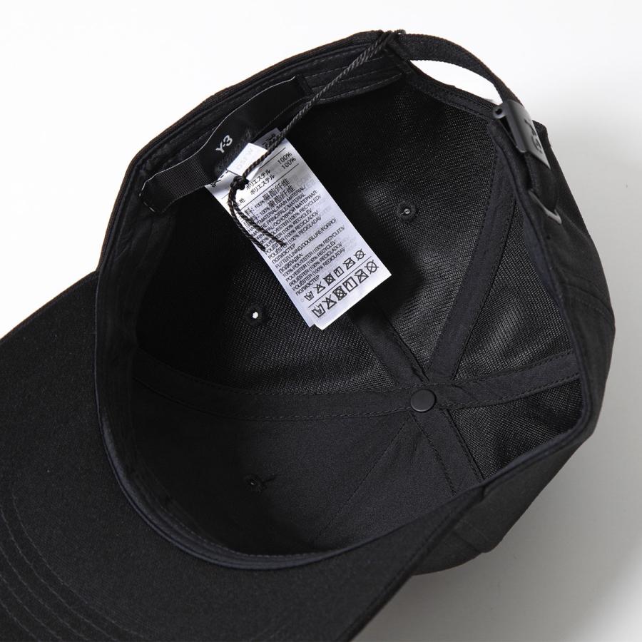 Y-3 ワイスリー ベースボールキャップ LOGO CAP IY0104 レディース ロゴ刺繍 ポリエステル 帽子 BLACK/BLACK ...