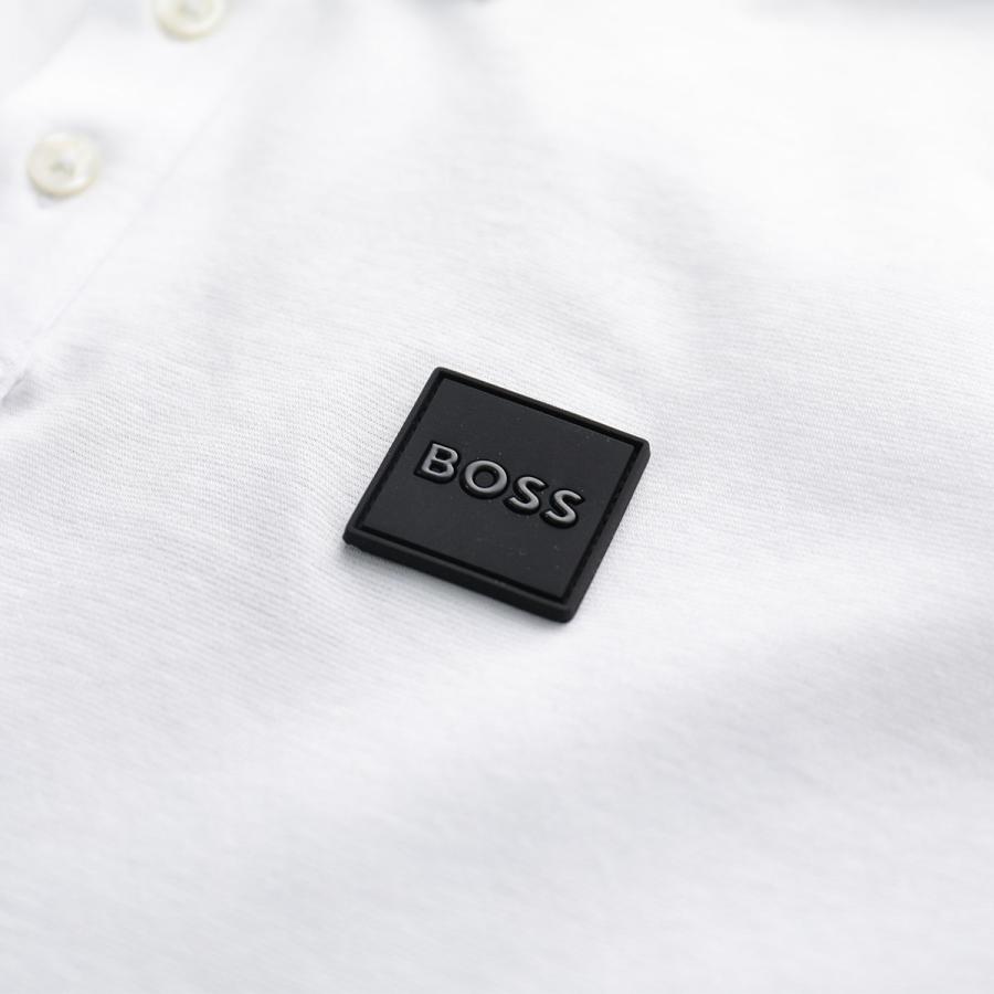 HUGO BOSS（ヒューゴ・ボス） ポロシャツ 50486953 メンズ 半袖 コットン カットソー ロゴ パッチ レギュラーフィット ...