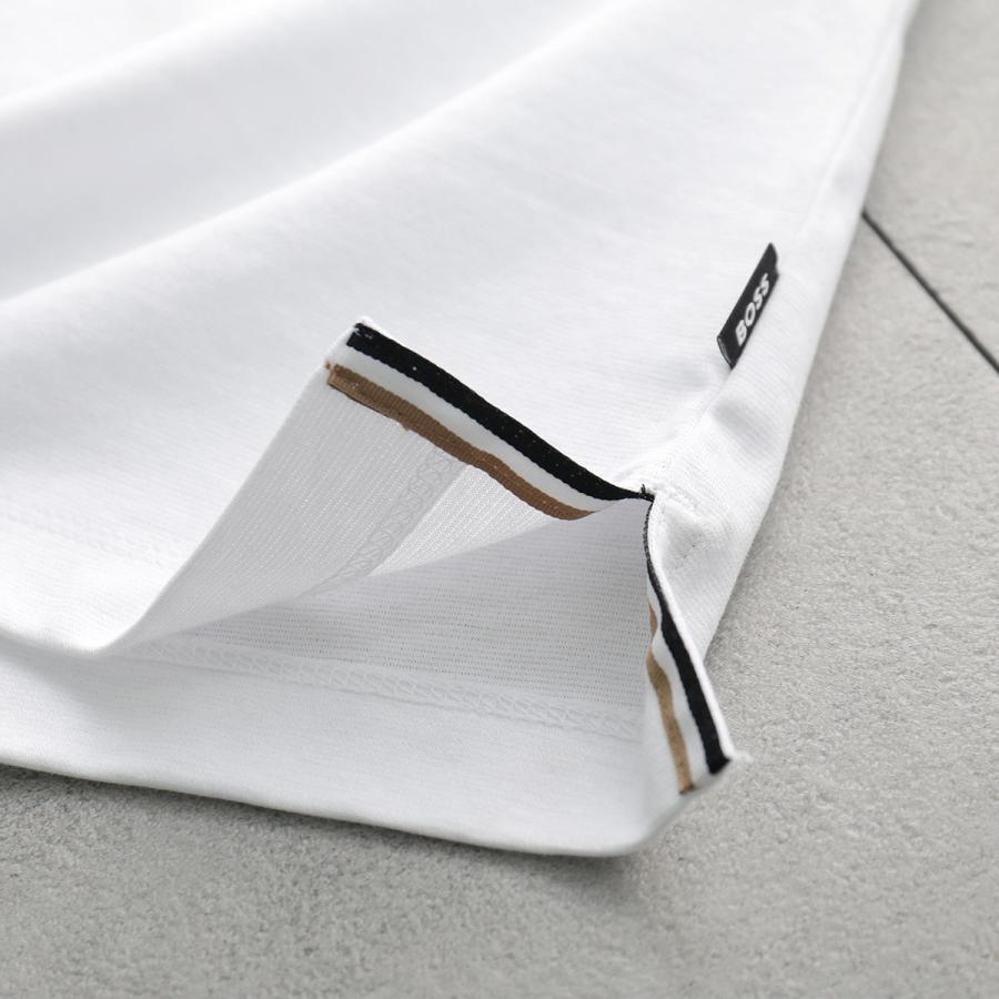 HUGO BOSS（ヒューゴ・ボス） ポロシャツ 50486953 メンズ 半袖 コットン カットソー ロゴ パッチ レギュラーフィット ...