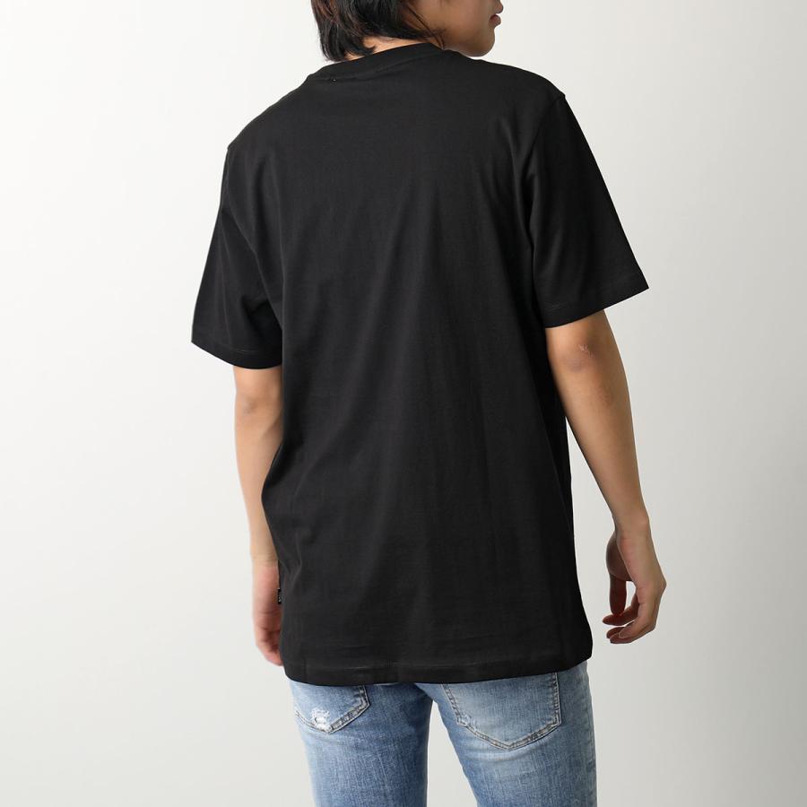 HUGO BOSS（ヒューゴ・ボス） ブラック Tシャツ 50506923 メンズ 半袖 クルーネック コットン ロゴT レギュラーフィット ...