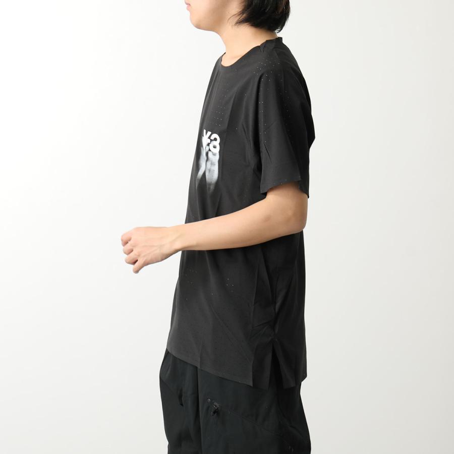 Y-3 ワイスリー Tシャツ M RUN SS TEE IN8743 メンズ ランニング スポーツウェア ストレッチ メッシュ クルーネック ...