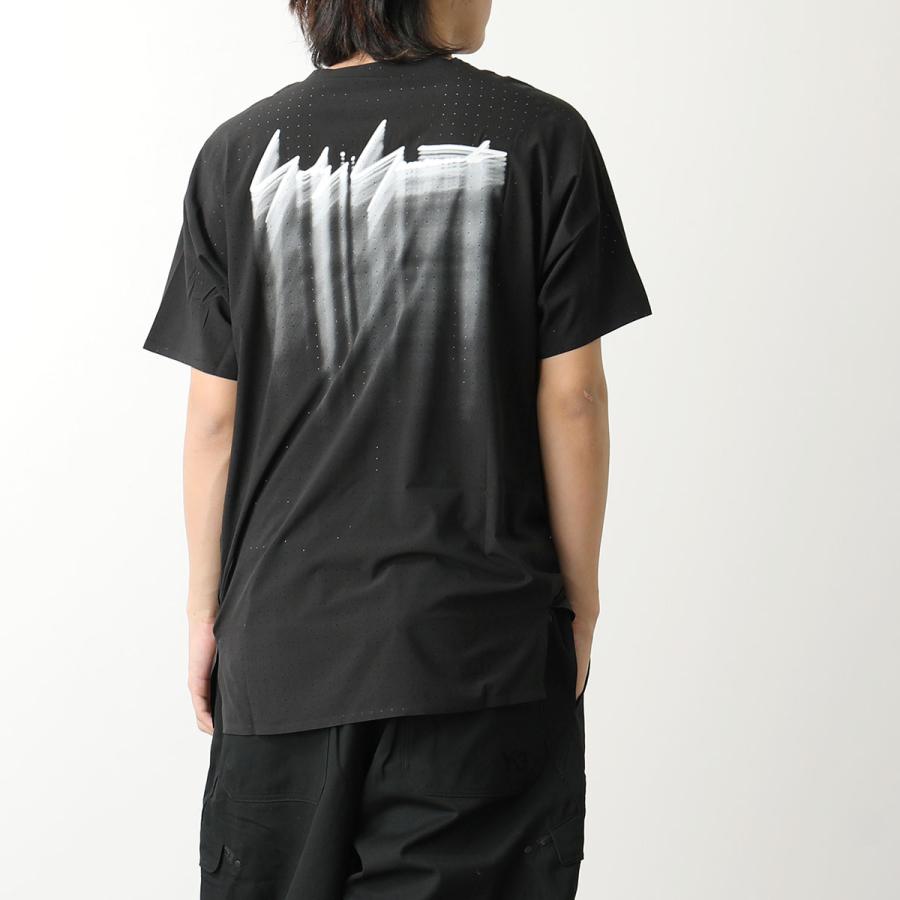 Y-3 ワイスリー Tシャツ M RUN SS TEE IN8743 メンズ ランニング スポーツウェア ストレッチ メッシュ クルーネック ...