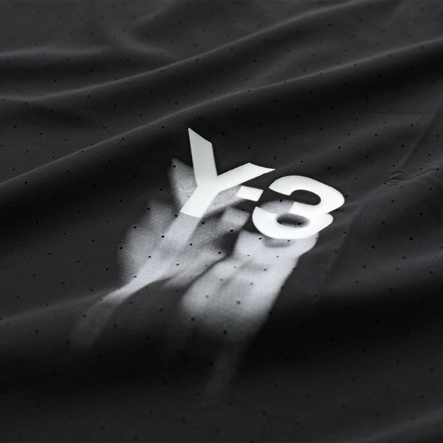 Y-3 ワイスリー Tシャツ M RUN SS TEE IN8743 メンズ ランニング スポーツウェア ストレッチ メッシュ クルーネック ...