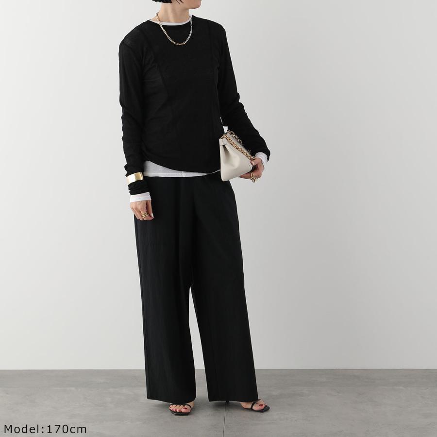 IHATOV イーハトーブ Tシャツ High twist cotton gauze long sleeve T IH07-24SS-46413 レディース 長袖 ロンT カットソー コットン ...