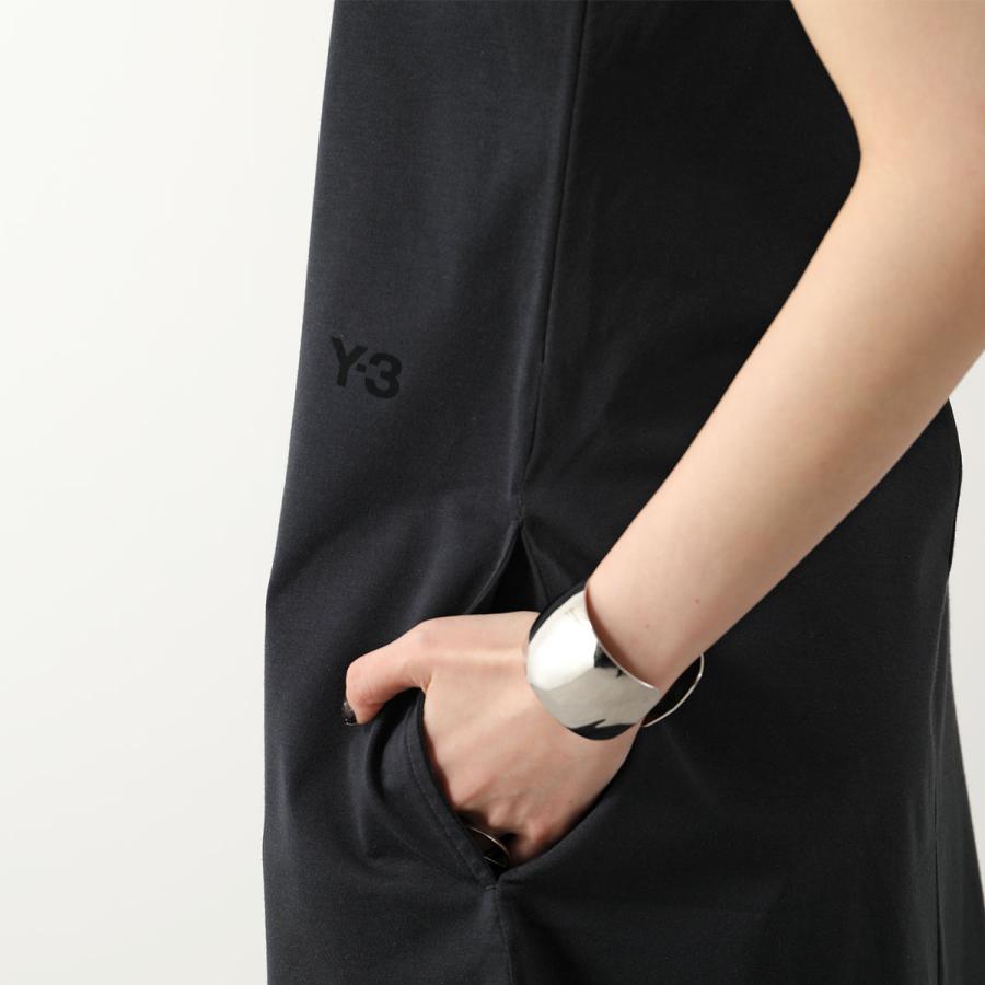 Y-3 ワイスリー ワンピース ASYMM DRESS IV8226 レディース ノースリーブ クルーネック ロング丈 ドレス アシンメトリー ...