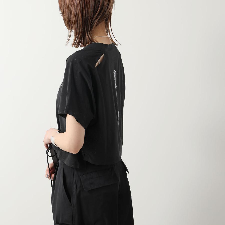 Y-3 ワイスリー Tシャツ W RUN SS TEE IR7096 レディース 半袖 クルーネック クロップド丈 ストレッチ メッシュ ロゴ ...