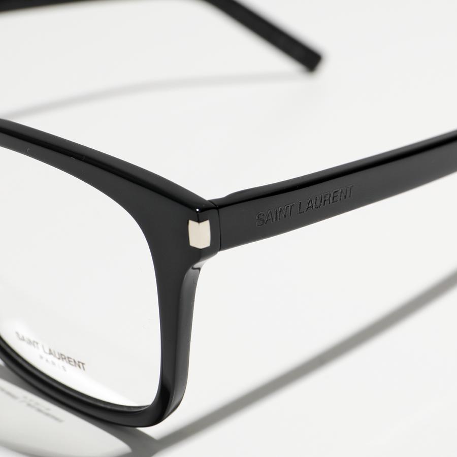【新春SALE対象】SAINT LAURENT サンローラン メガネ SL 288 SLIM メンズ スクエア型 伊達メガネ 眼鏡 めがね ...