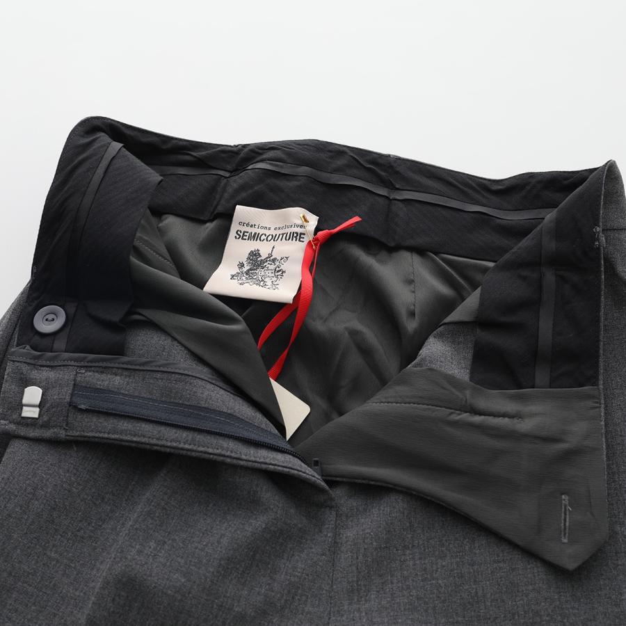 Semicouture セミクチュール ワイドパンツ DAKOTAH Y4SI11 レディース センタープレス ストレッチ プリーツ Y49-0 : インポートセレクトmusee - 通販 ...