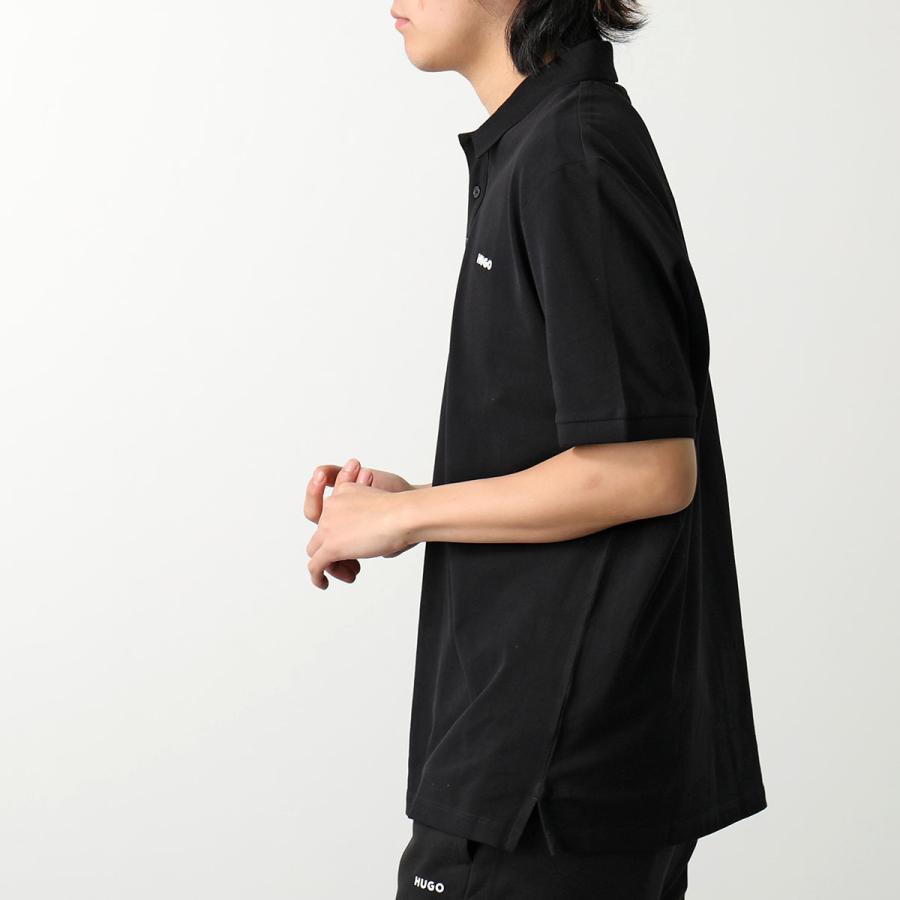 HUGO BOSS（ヒューゴ・ボス） ポロシャツ Donos222 50466182 メンズ 半袖 Tシャツ コットン ラバーロゴ カラー2色 ...