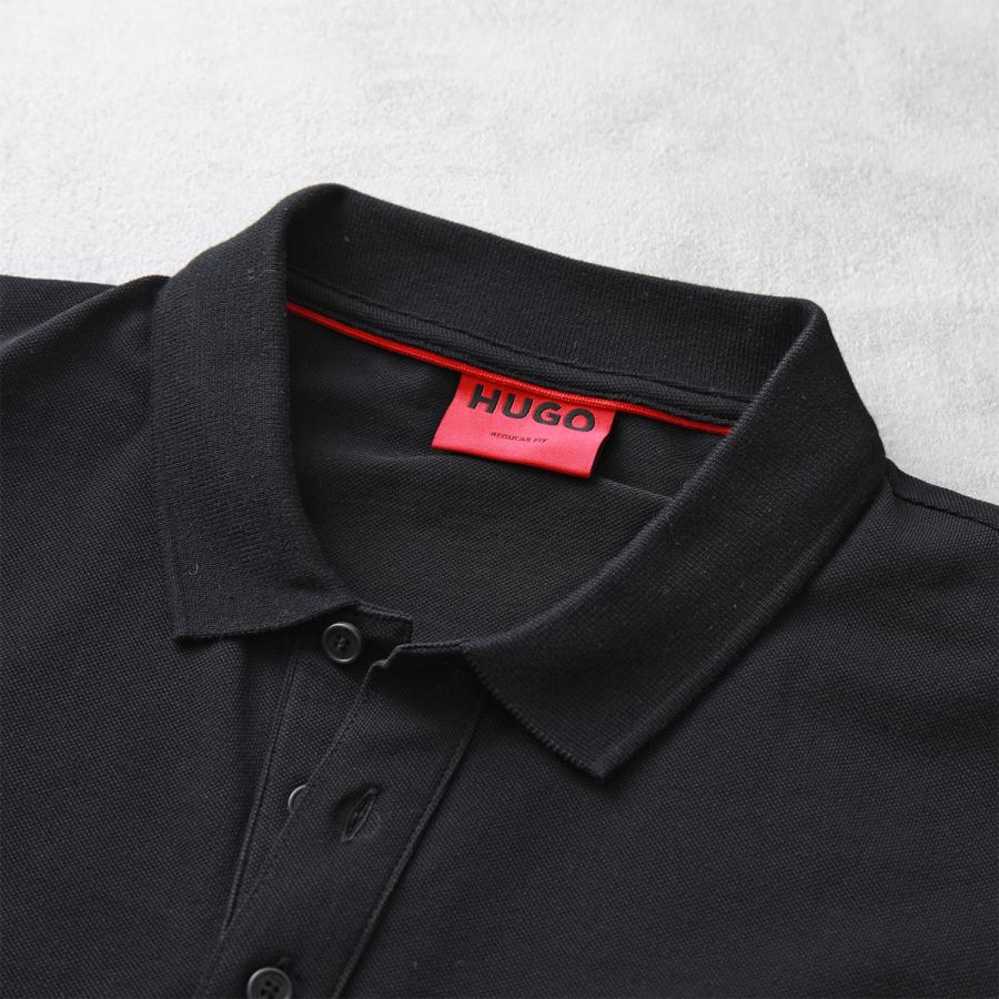 HUGO BOSS（ヒューゴ・ボス） ポロシャツ Donos222 50466182 メンズ 半袖 Tシャツ コットン ラバーロゴ カラー2色 ...