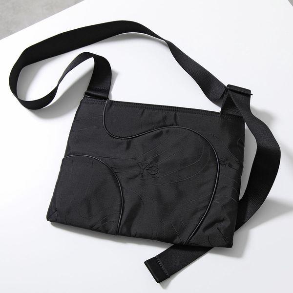 Y-3 ワイスリー ショルダーバッグ TPO SACOCHE サコッシュ IR5776 メンズ ボディバッグ クロスボディ ナイロン ロゴ ...