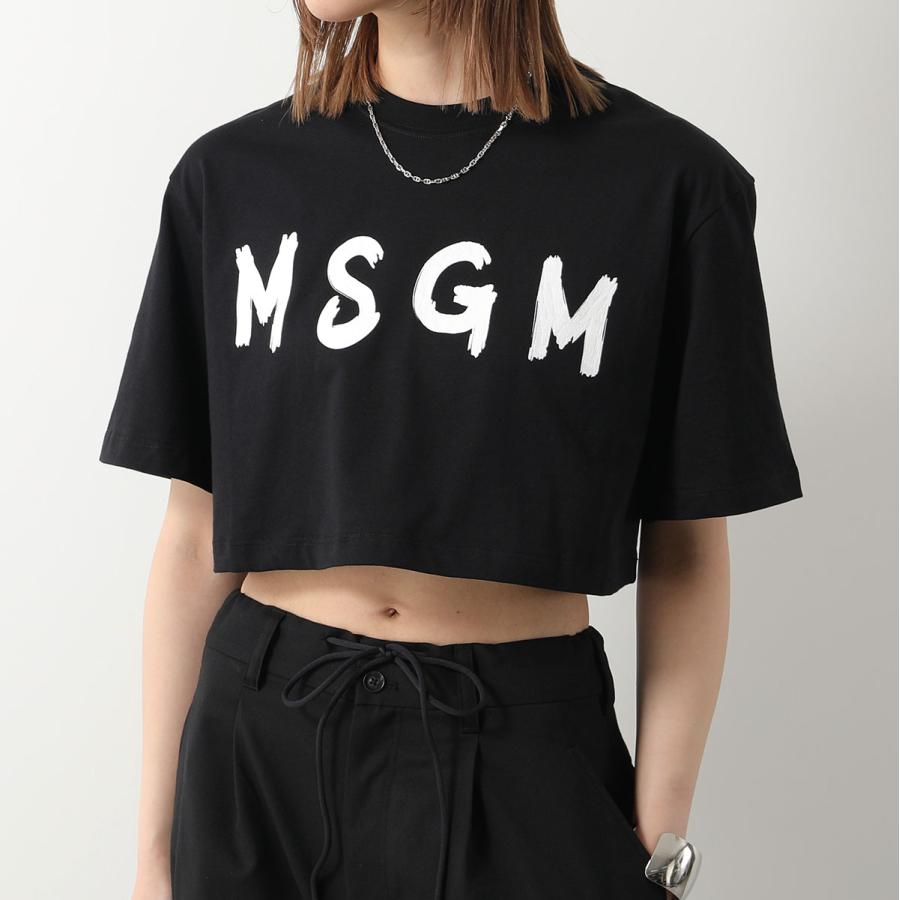MSGM エムエスジーエム Tシャツ 3641MDM137 レディース 半袖 カットソー ロゴT コットン クルーネック カラー2色 : インポートセレクトmusee - 通販 - Yahoo ...