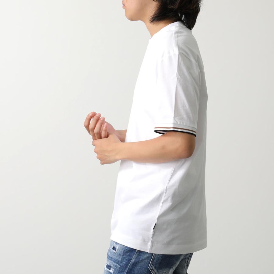 HUGO BOSS ヒューゴボス 半袖 Tシャツ BLACK 50501097 メンズ コットン クルーネック レギュラーフィット カラー2色 ...