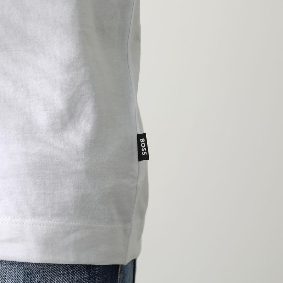 HUGO BOSS ヒューゴボス 半袖 Tシャツ BLACK 50501097 メンズ コットン クルーネック レギュラーフィット カラー2色 ...