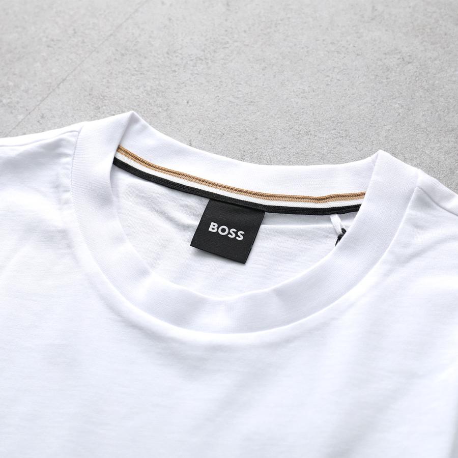 HUGO BOSS ヒューゴボス 半袖 Tシャツ BLACK 50501097 メンズ コットン クルーネック レギュラーフィット カラー2色 ...