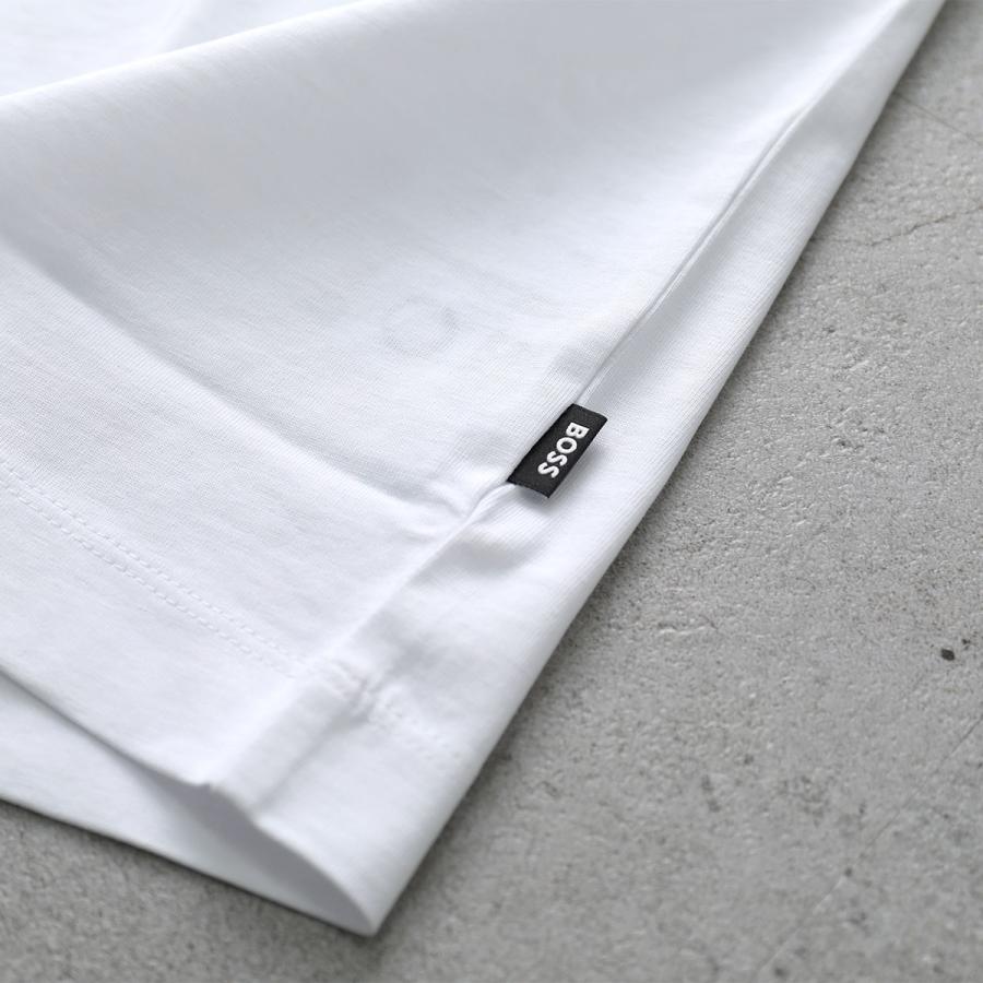 HUGO BOSS ヒューゴボス 半袖 Tシャツ BLACK 50501097 メンズ コットン クルーネック レギュラーフィット カラー2色 ...