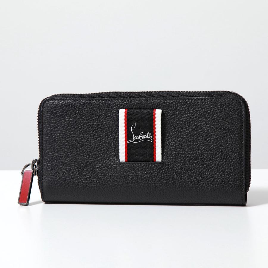 Christian Louboutin クリスチャンルブタン ラウンドファスナー長財布 FAV 1245154 レディース レザー 小銭入れあり ロゴ M039/BLACK/MULTI ...
